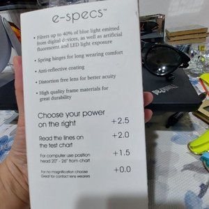 E Specs | Accessories | Especs Blue Light Filtering Specs Readers Black ...